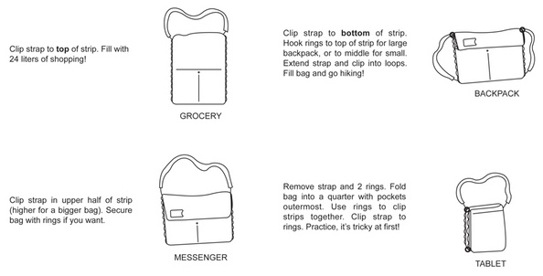 Switch it up with the 4-in-1 Ohyo Bag | Lussorian